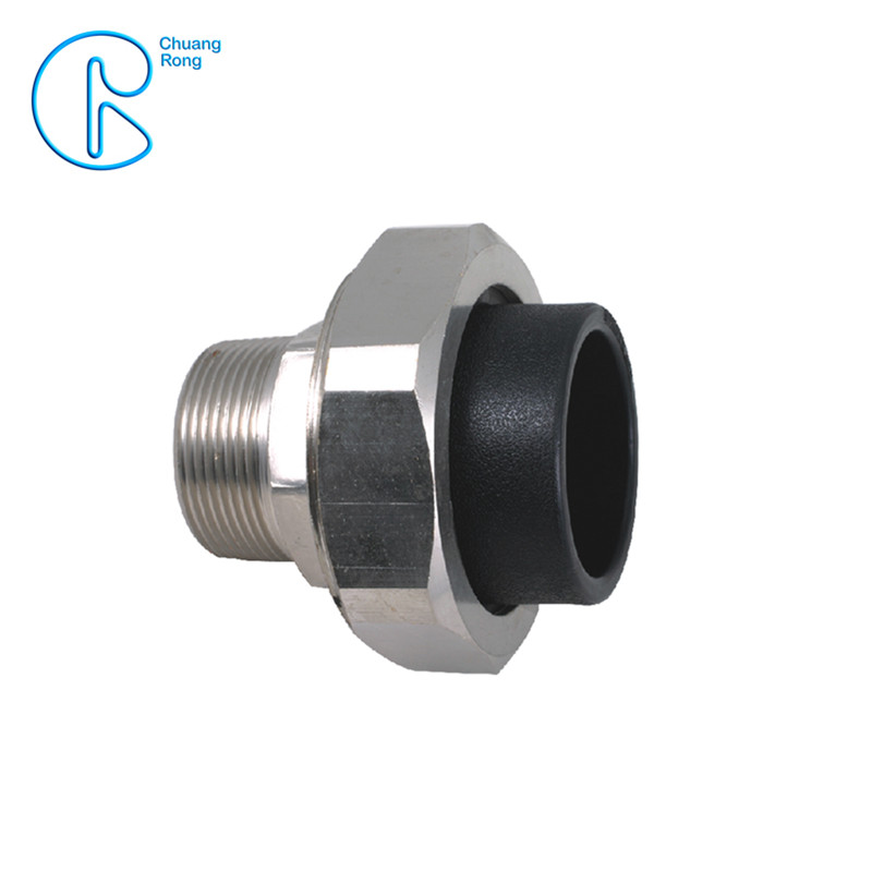 China PE100 PN16 SDR11 HDPE Male Thread Union For Food And Chemical ...
