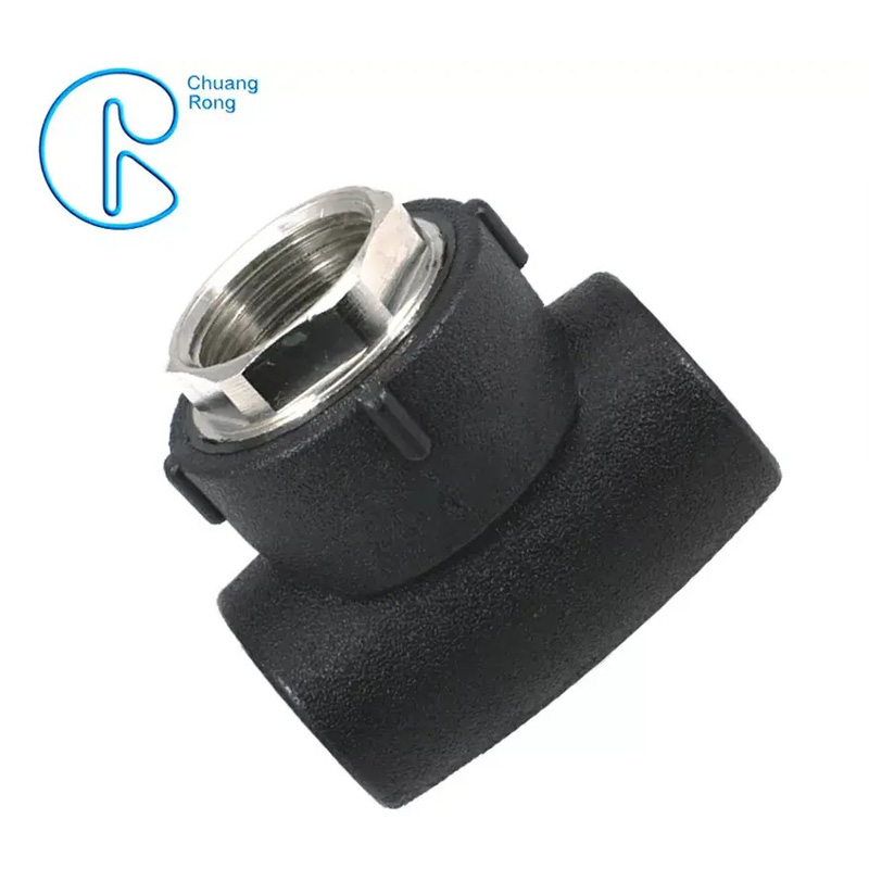 China HDPE Socket Fusion Fittings Female Tee PE100 PN16 SDR11 For ...