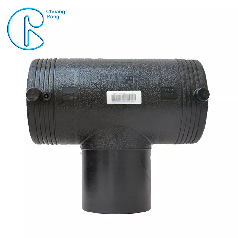 China PN16 SDR11 PE100 HDPE Electrofusion Equal Tee Fittings For Water ...