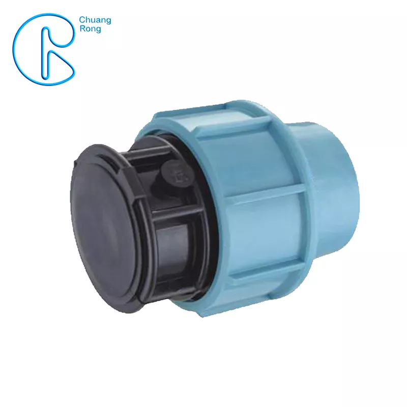 China Quick Connector PP Plumbing Fittings Plastic End Cap Adaptor For ...