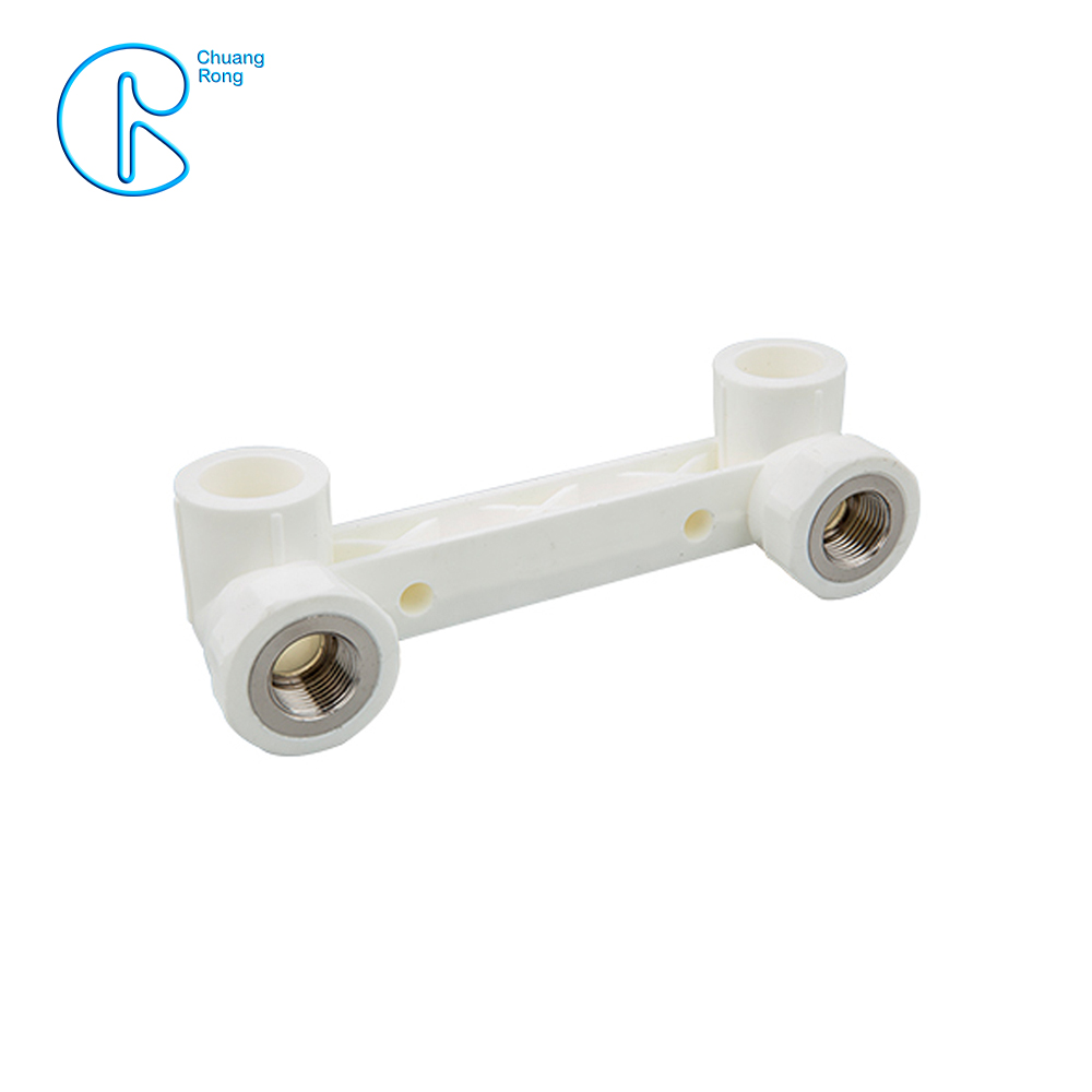 China PPR Integrated Connector 90 Degree Double Male and Female Thread ...