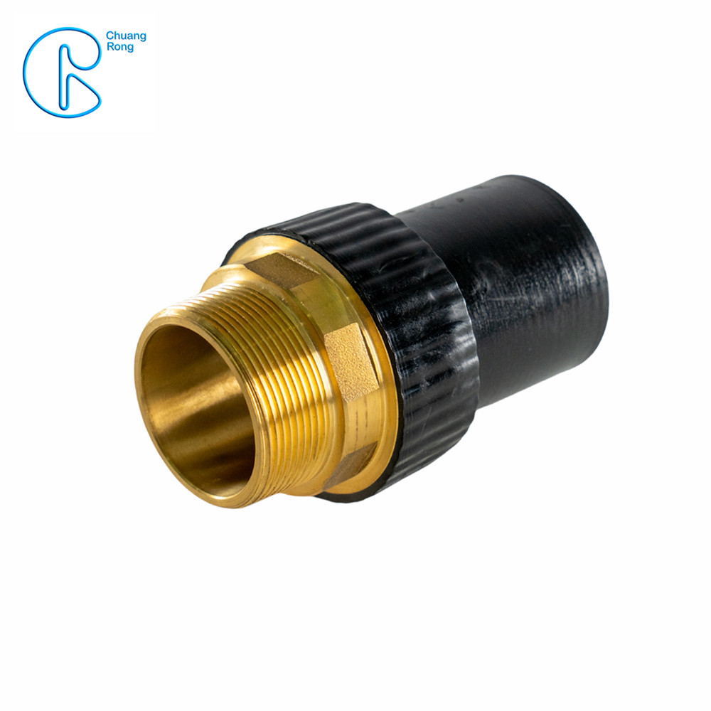 China HDPE Pipe Butt Fusion Male Adapter Transition Fitting PE to Brass ...