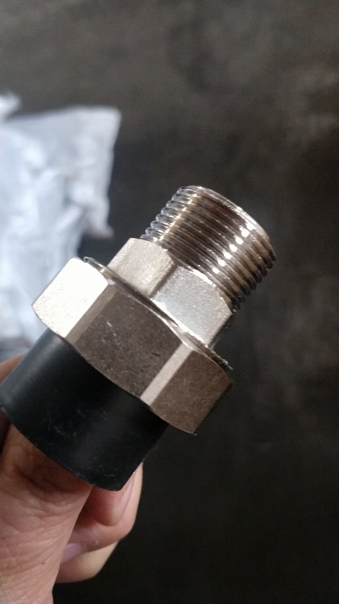 China PE100 PN16 SDR11 Hdpe Male Threaded Adaptor , Socket Fusion Male ...